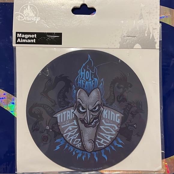 Disney | Accents | Disney Villains Hades Hot Headed Magnet | Poshmark